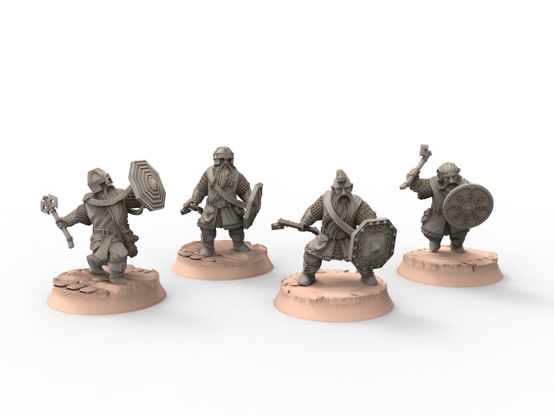 Dwarves - Kalak Axemen, the Dwarfs of the Mountains, for Lotr, Khurzluk ...
