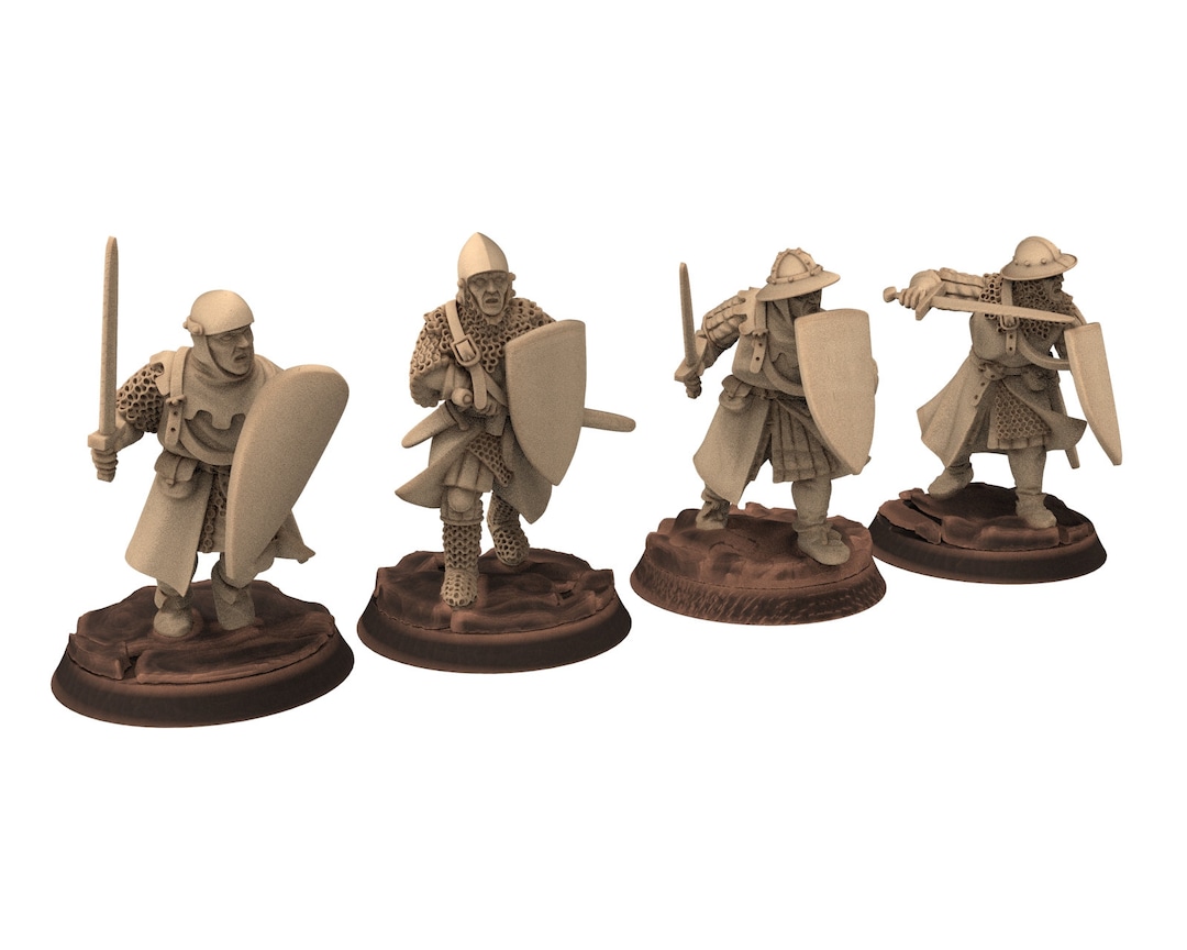 Medieval - Men-at-arms, Swordmen 12 to 15th Century, Medieval Soldiers ...