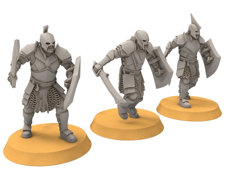 Orc Horde Super Orcs Swordsmen Orc Warriors Warband Middle - Etsy