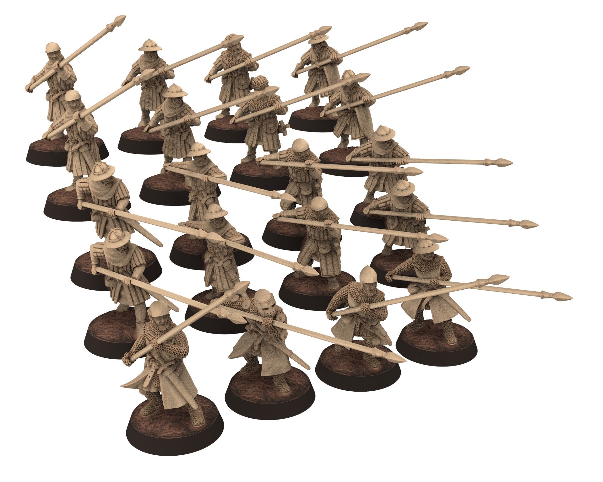 Medieval Scotland Scottish Pikemen 14th Century Generic - Etsy UK