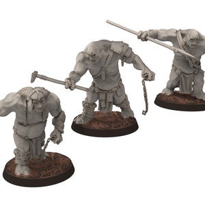 Goblin Cave - Fell Kingdom Trolls - Tamed Cave Troll Warriors Warband ...