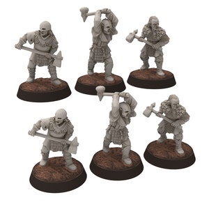 Orc Horde Orcs With Axes Infantry, Orc Warriors Warband, Middle Rings ...