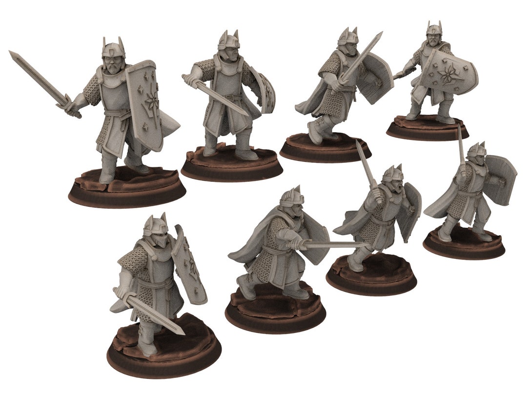 Gandor - Old Swordmen Men at Arms Warriors of the West High Humans ...
