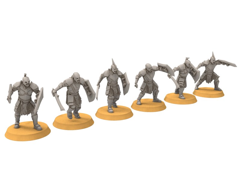 Orc Horde Super Orcs Swordsmen Orc Warriors Warband Middle - Etsy