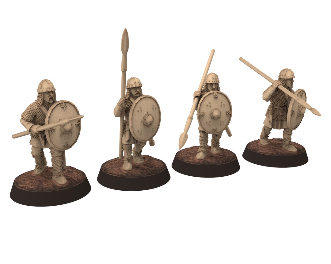 Dark Ages - Carolingian Hearthguard Elite Warriors Frank Empire ...