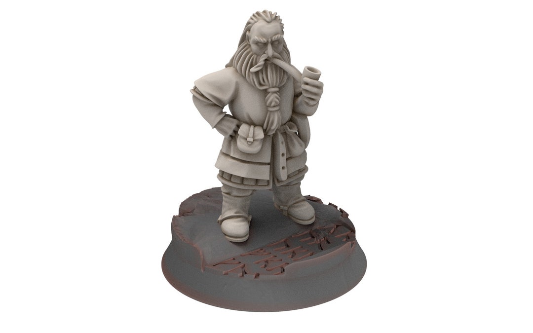Dwarves - Dwarf With Pipe, the Dwarfs of the Mountains, for Lotr ...