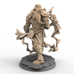 Humans - Thuridan, Tempest Cleric, for Wargames, Pathfinder, Dungeons ...