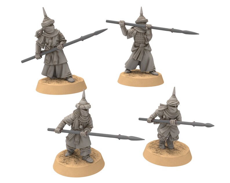Harad - Southron Infantry Bundle - Medbury Miniatures - Etsy