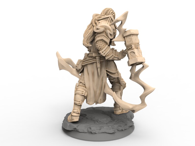 Humans - Thuridan, Tempest Cleric, for Wargames, Pathfinder, Dungeons ...