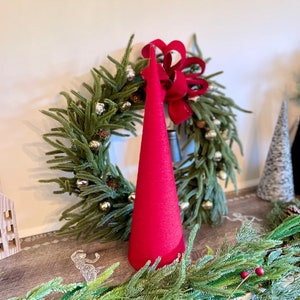 Create Your Own Set of 3 Yarn Wrapped Cone Trees, Rustic Home Decor ...