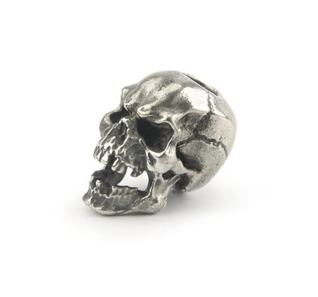 Angry Skull Beard Rings Bead silver - Etsy
