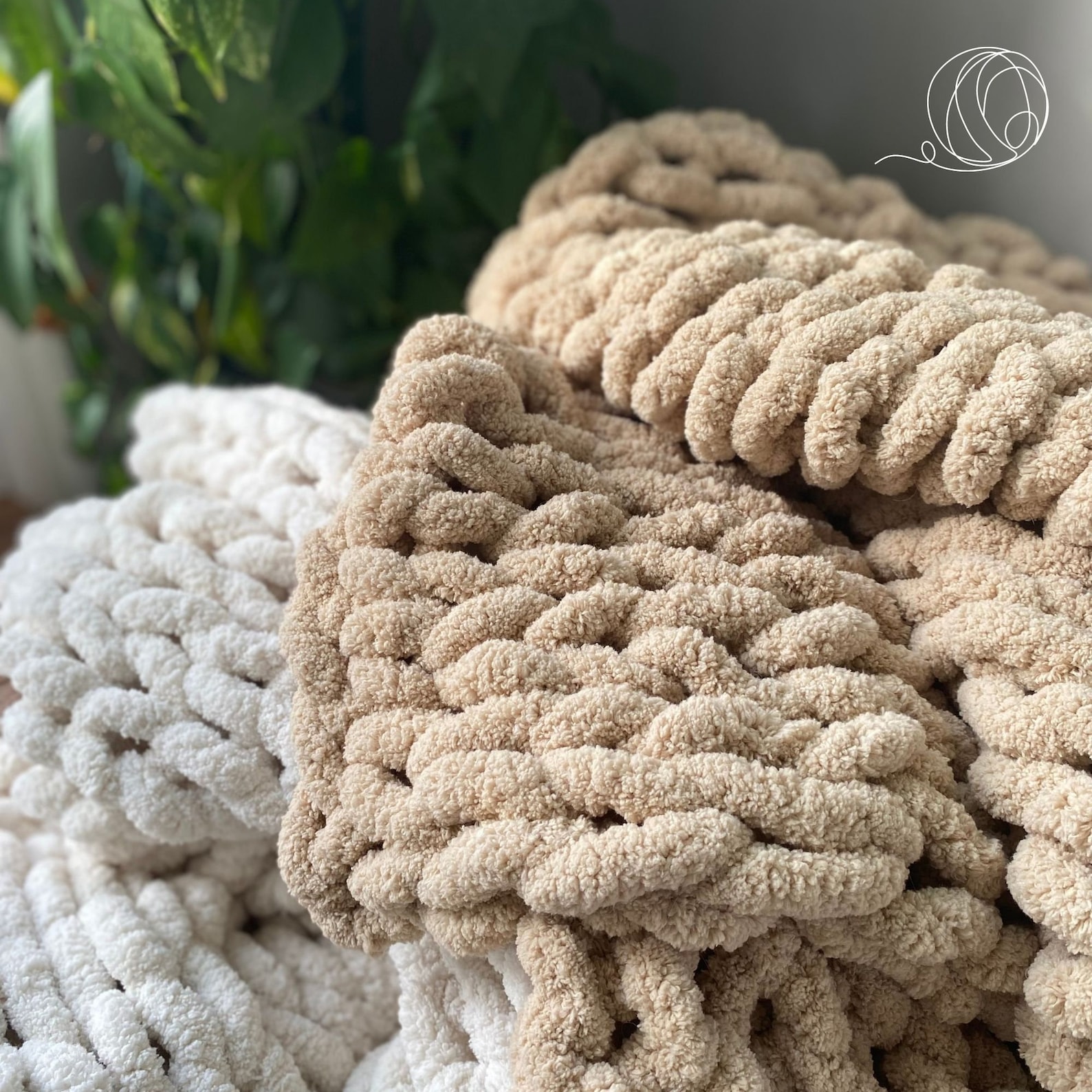 Chunky Blanket Hand Crochet Blankets Super Cozy Thick - Etsy