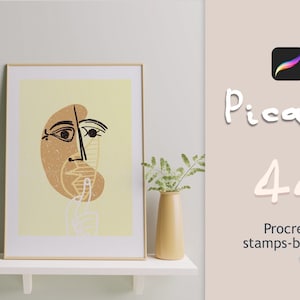 Picasso Procreate Brushes: Stamps & Texture (digital Download) - Etsy