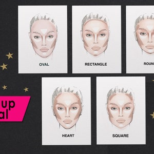 Procreate Makeup Artist Set: Face Charts, Brushes, Templates - Etsy