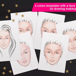 Procreate Makeup Artist Set: Face Charts, Brushes, Templates - Etsy
