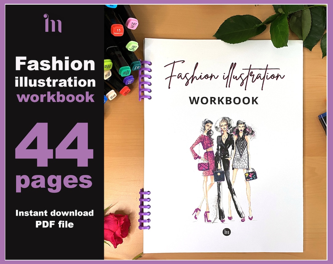 Fashion Figure Drawing Workbook: A Comprehensive Sketching Class for ...