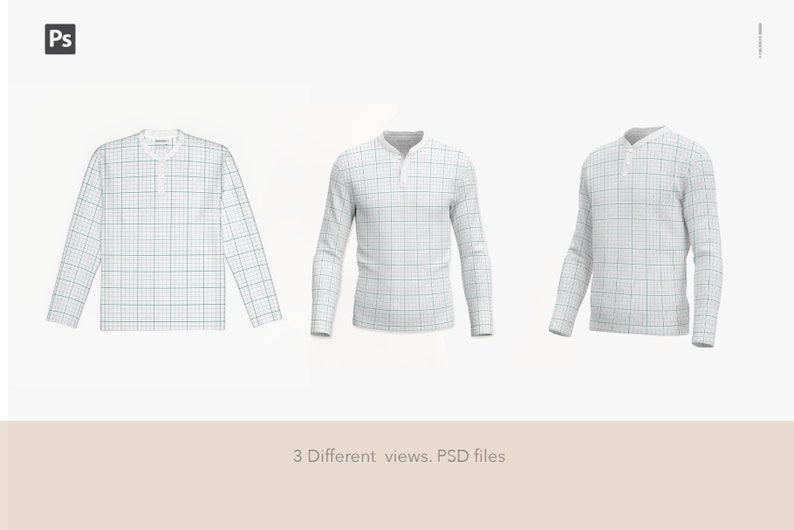 Long Sleeve Mockup Set. Model Mock-up. Photoshop Mockups, 3 PSD Files ...