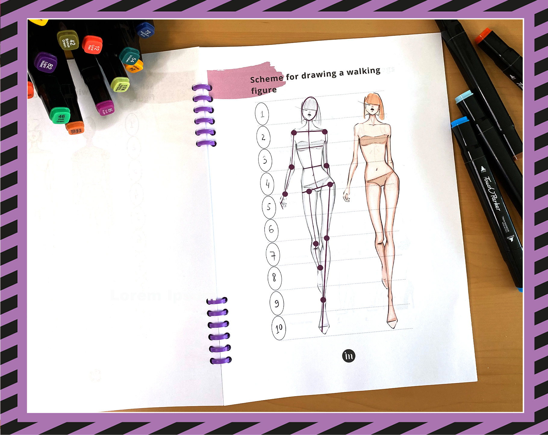 Fashion Figure Drawing Workbook: A Comprehensive Sketching Class for ...