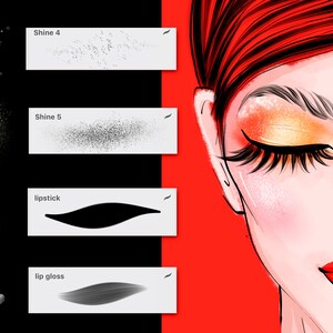 Procreate Makeup Artist Set: Face Charts, Brushes, Templates - Etsy