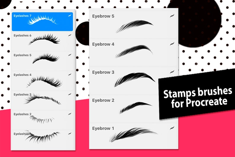 Procreate Makeup Artist Set: Face Charts, Brushes, Templates - Etsy
