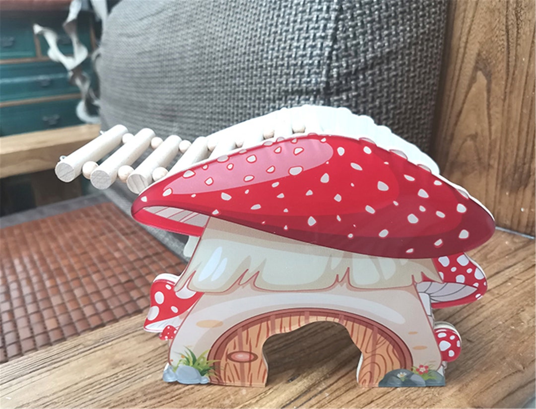 Cute Pattern Hamster Hideout Hamster Toy Landscape Platform Supplies ...