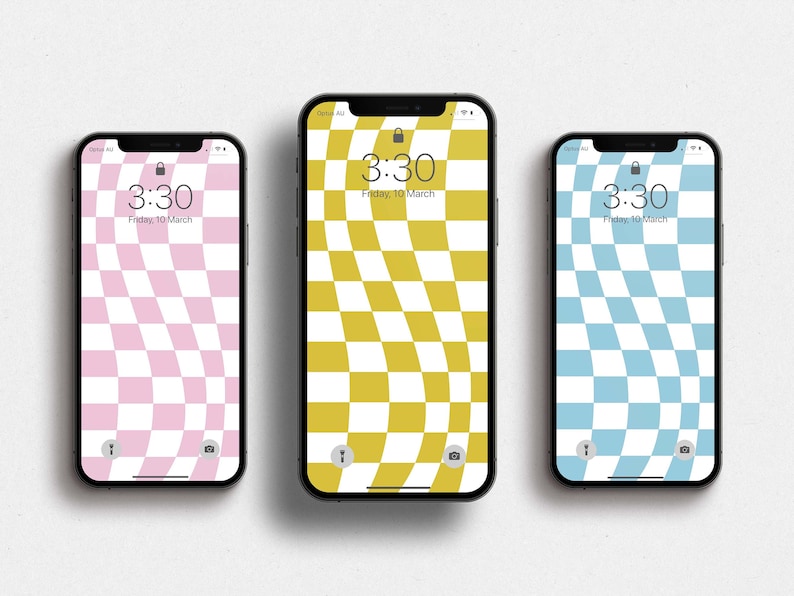 Checkered iPhone Wallpapers, Digital Download, Aesthetic Wallpaper ...