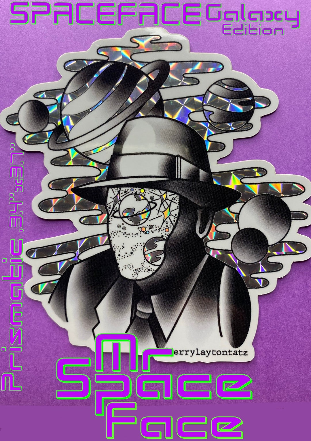 Spaceface Galaxy Edition,mr Spaceface - Etsy