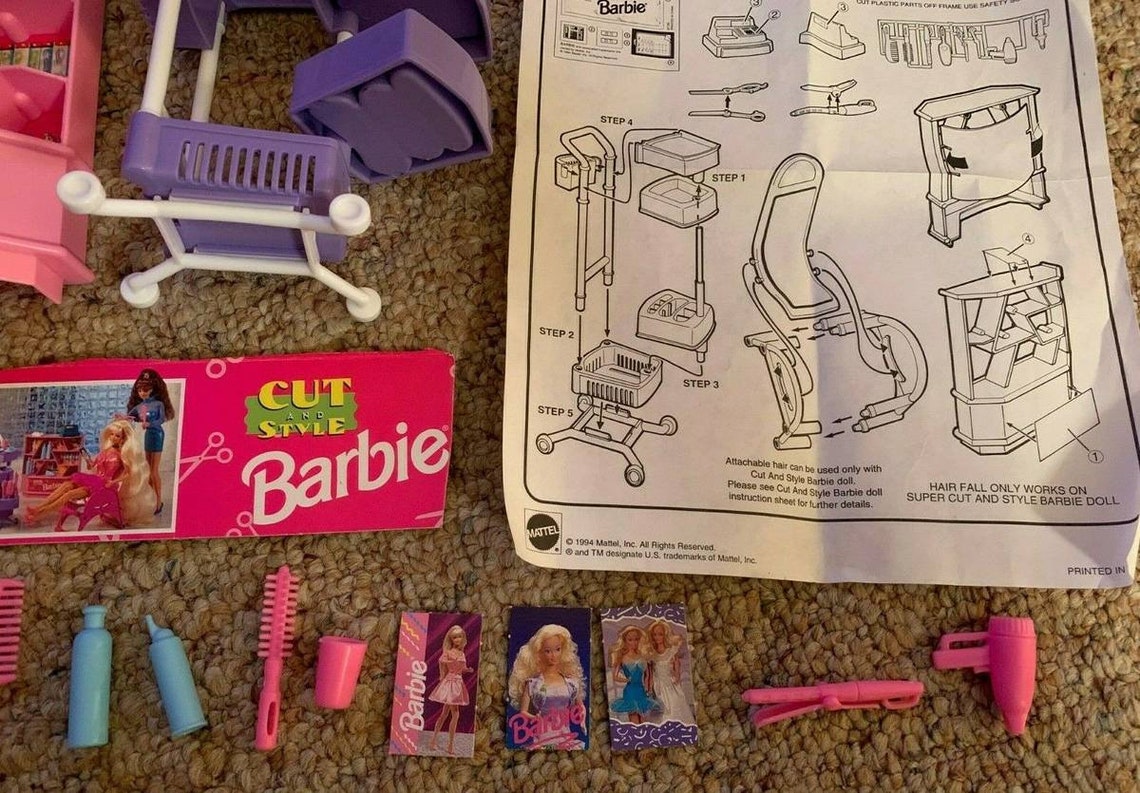 Barbie 1994 Cut and Style Beauty Parlor - Etsy
