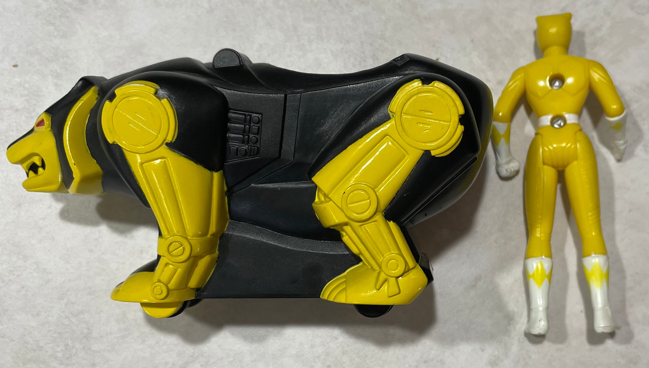 Mcdonalds Happy Meal Toy Mighty Morphin Power Rangers Movie Yellow ...