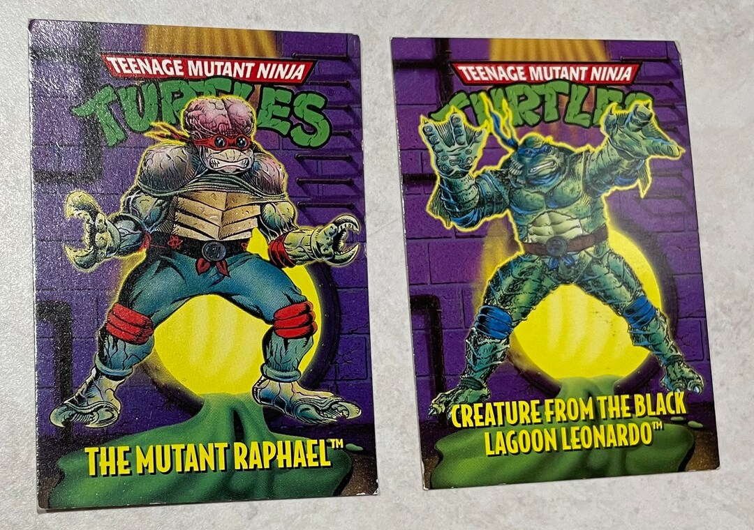 Teenage Mutant Ninja Turtles the Mutant Raphael and Creature From the ...