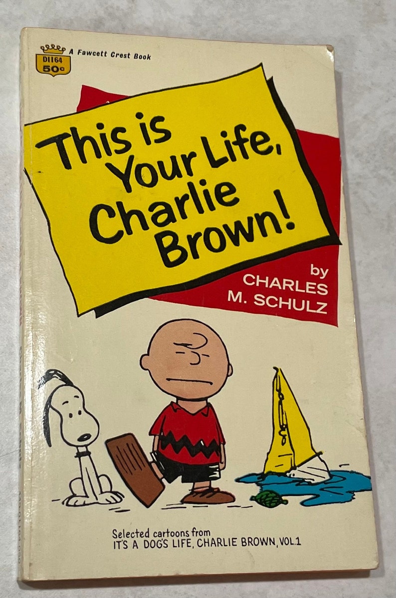 This is Your Life Charlie Brown Coronet Books, Charles M. Schulz - Etsy