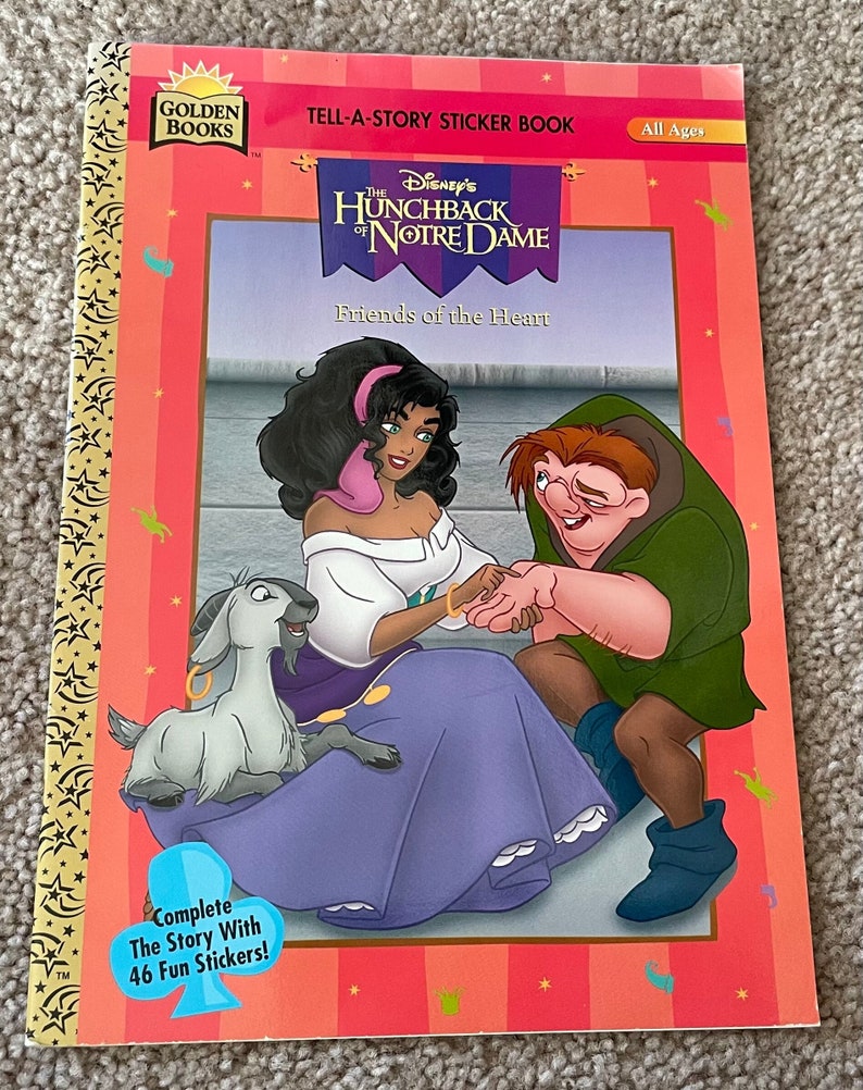 Disney's the Hunchback of Notre Dame Tell-a-story Sticker Book - Golden ...