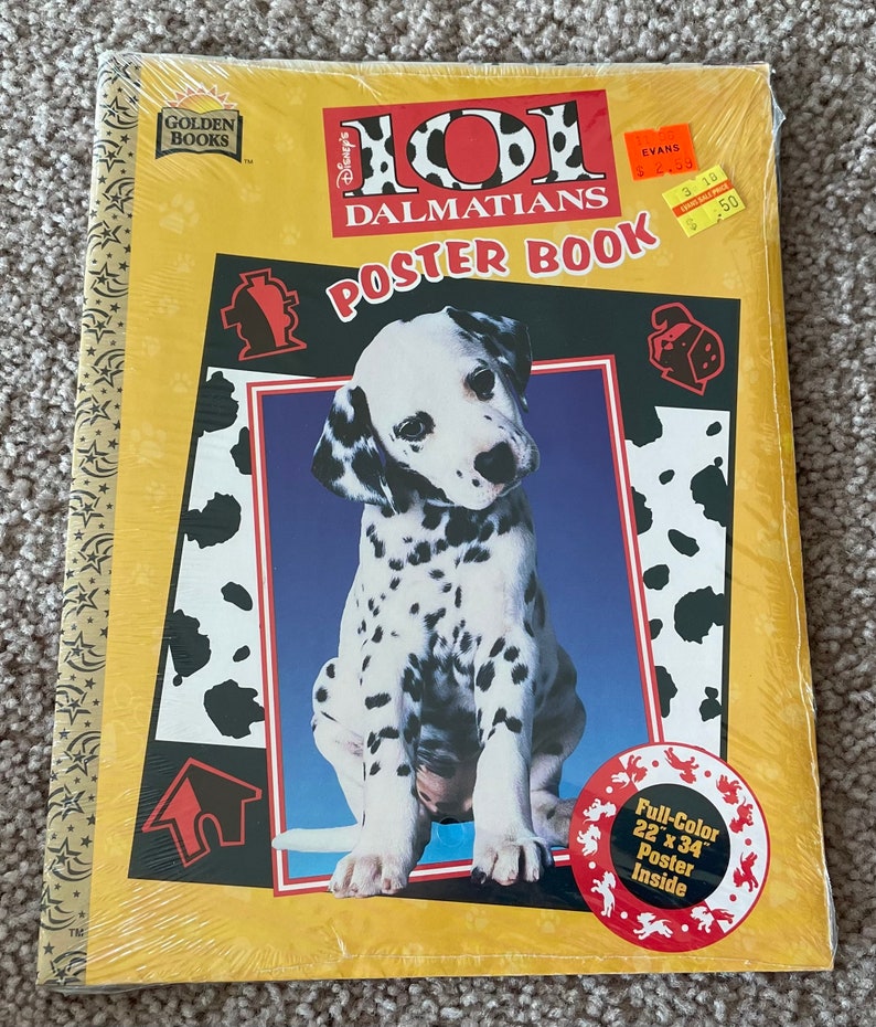 Disney's 101 Dalmatians Poster Book 1996 Golden Books - Etsy