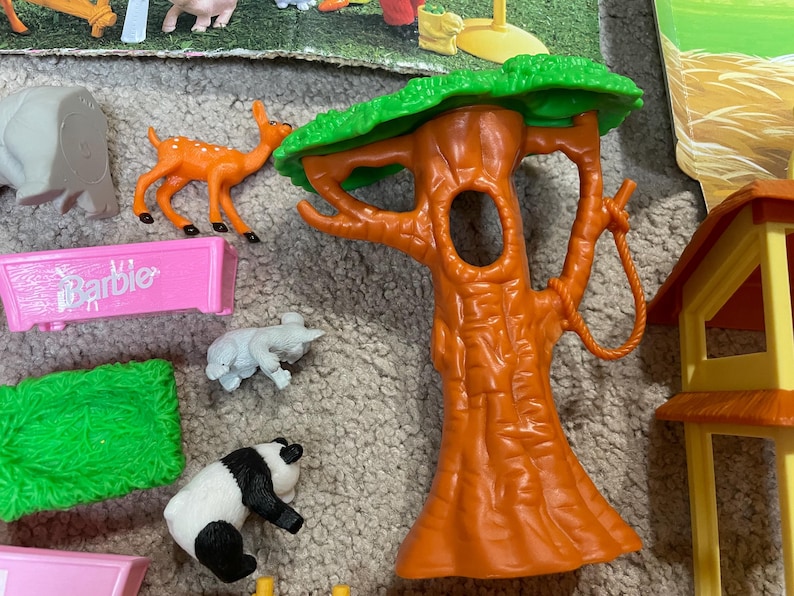 Barbie Kelly Petting Zoo Playset 2000 67351-91 Mattel - Etsy