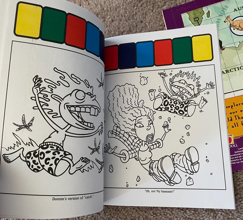 The Wild Thornberrys Donnie Does It Again! Paint With Water Book and ...