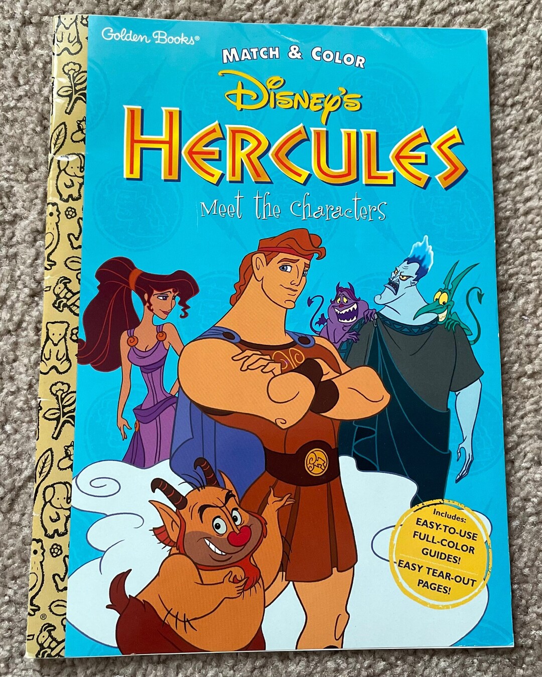 Disney's Hercules Meet the Characters Match and Color - Etsy Canada