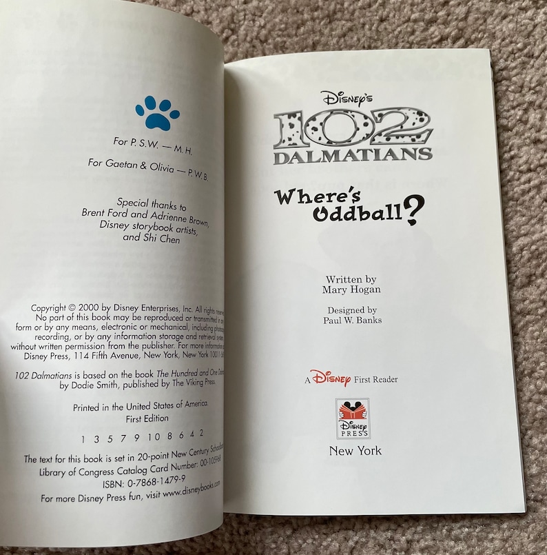 Disney's 102 Dalmatians Where's Oddball Book Disney Press 2000 - Etsy