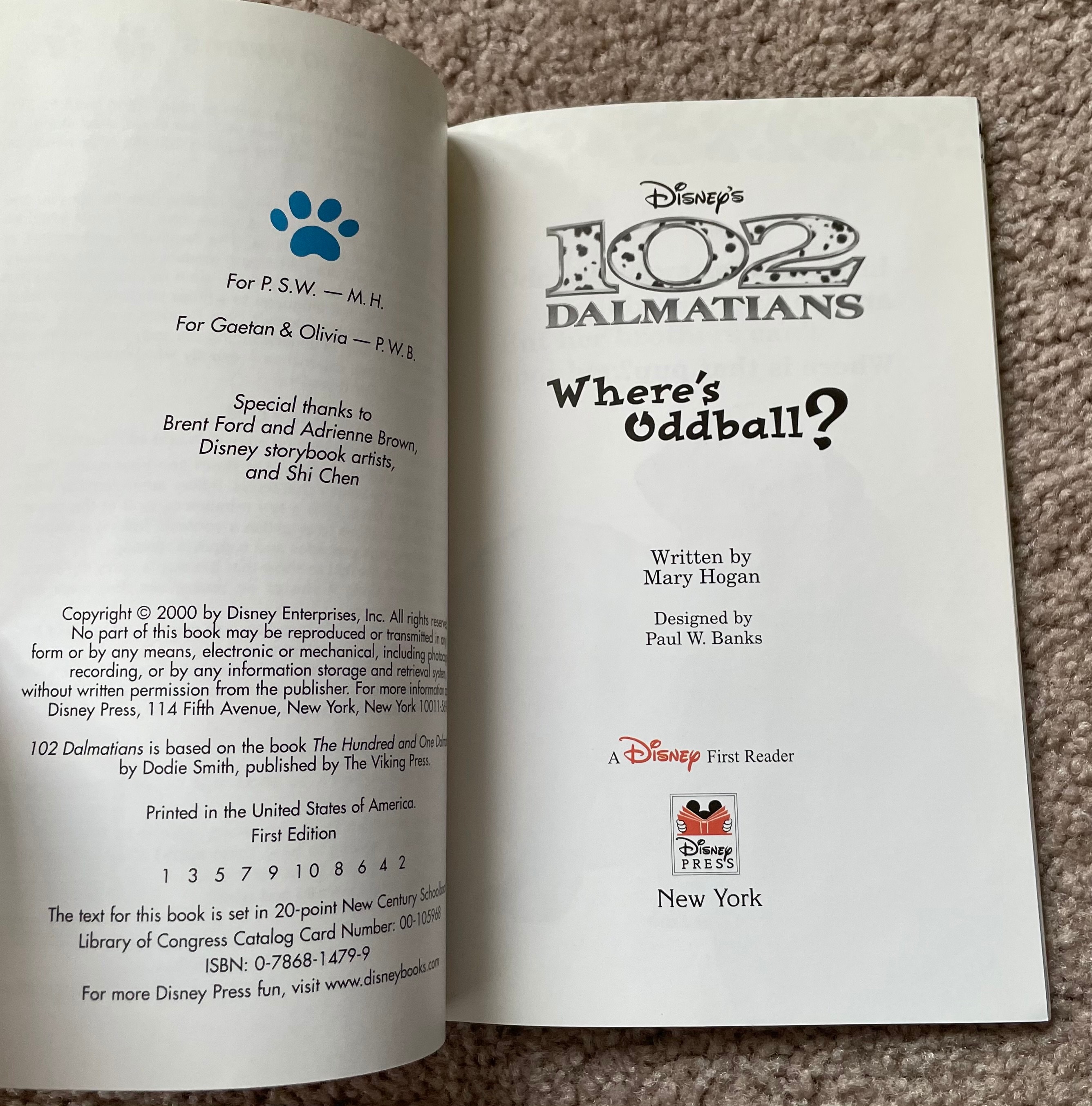 Disney's 102 Dalmatians Where's Oddball Book Disney Press 2000 - Etsy