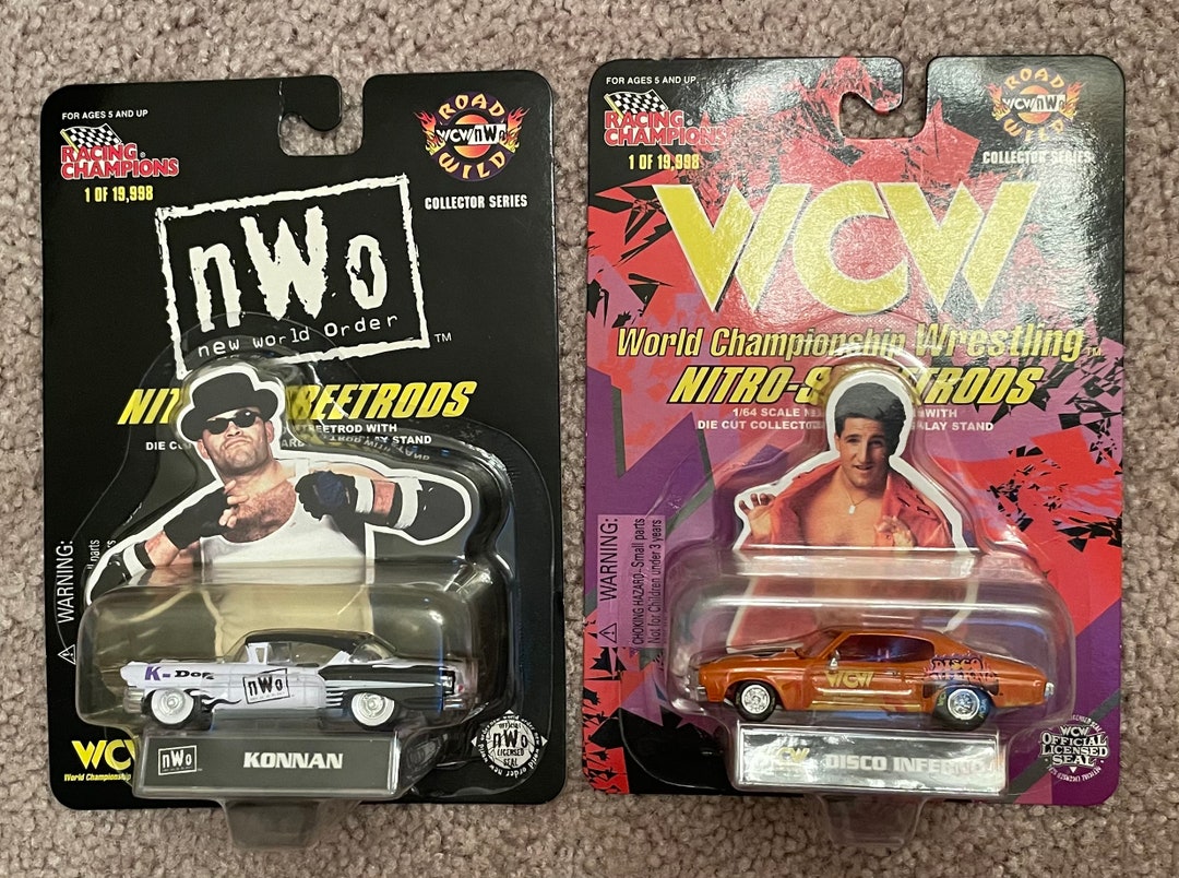WCW NWO Disco Inferno and Konnan Toy Cars - Etsy