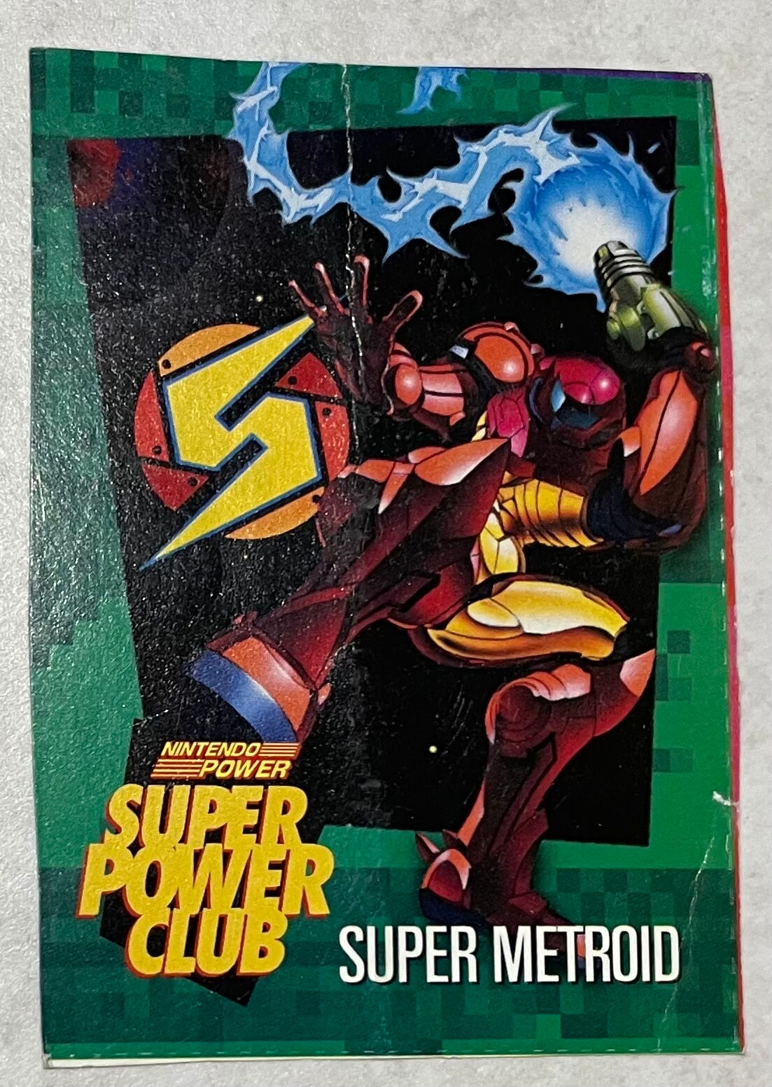Nintendo Power Super Power Club Super Metroid Card - Etsy