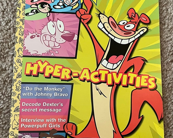 Cartoon Network Hyper Activities Golden Books 2001 - Etsy