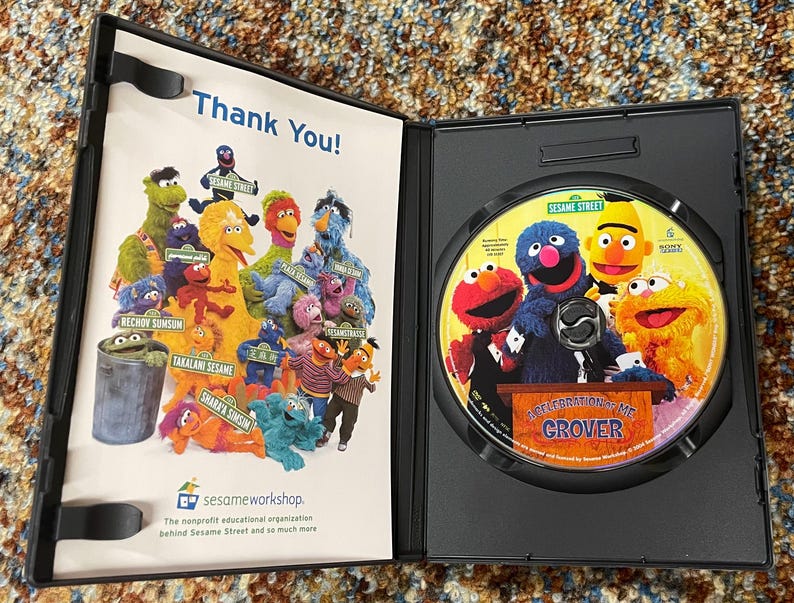A Celebration of Me Grover DVD 2004 - Etsy