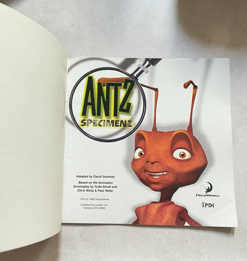 Antz Specimenz Landoll's 1998 Dreamworks - Etsy