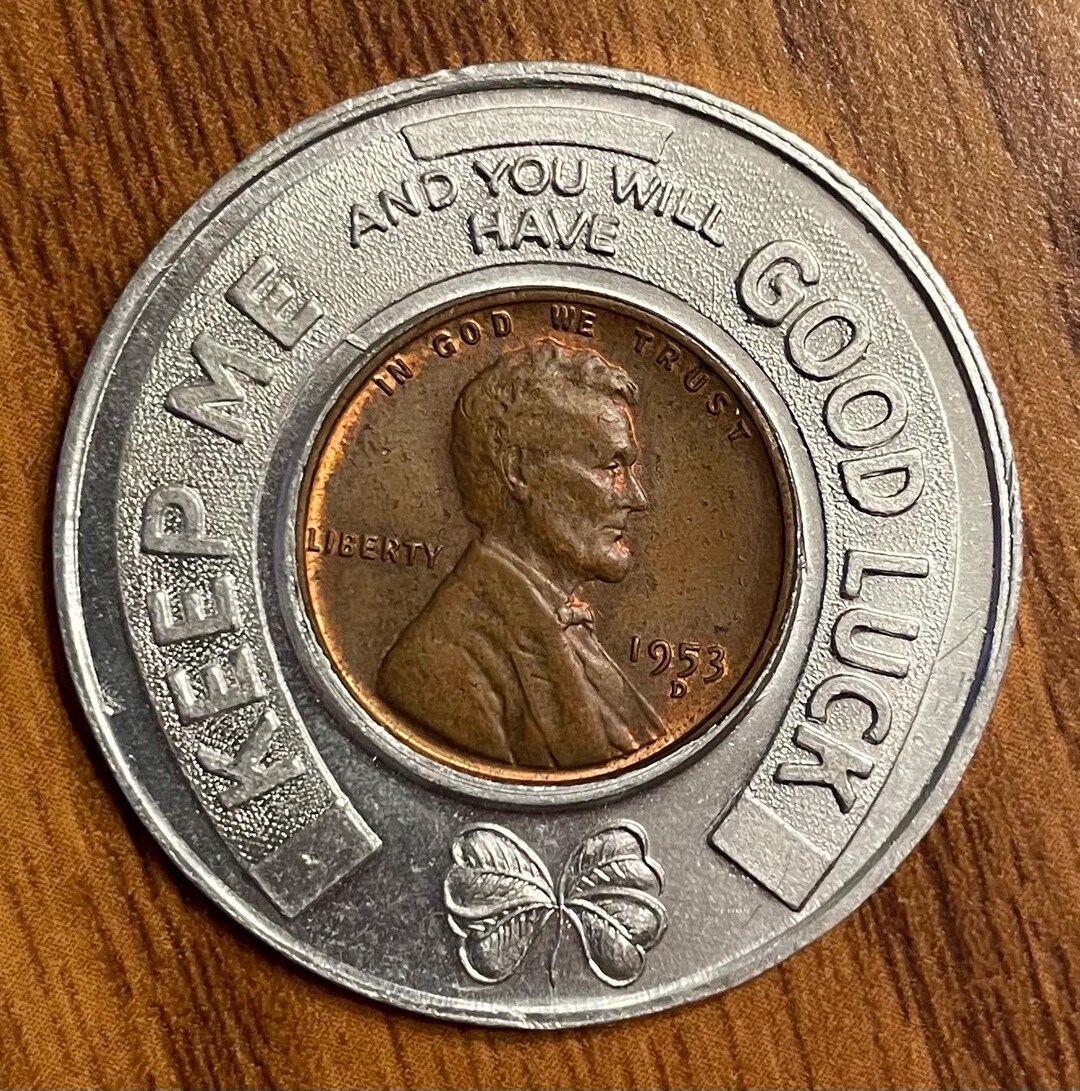 1953 Milwaukee Braves Good Luck Coin Penny - Etsy