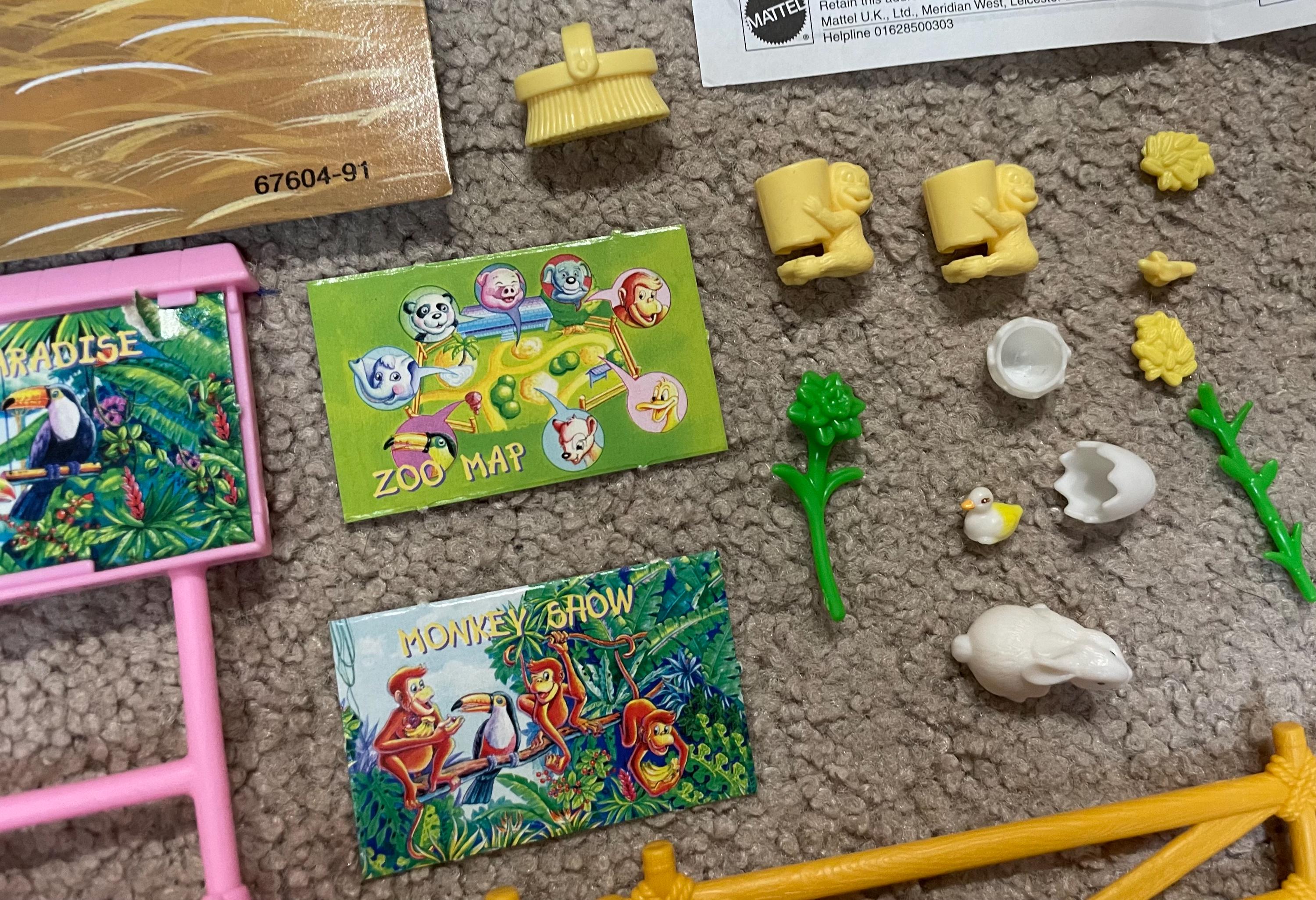 Barbie Kelly Petting Zoo Playset 2000 67351-91 Mattel - Etsy