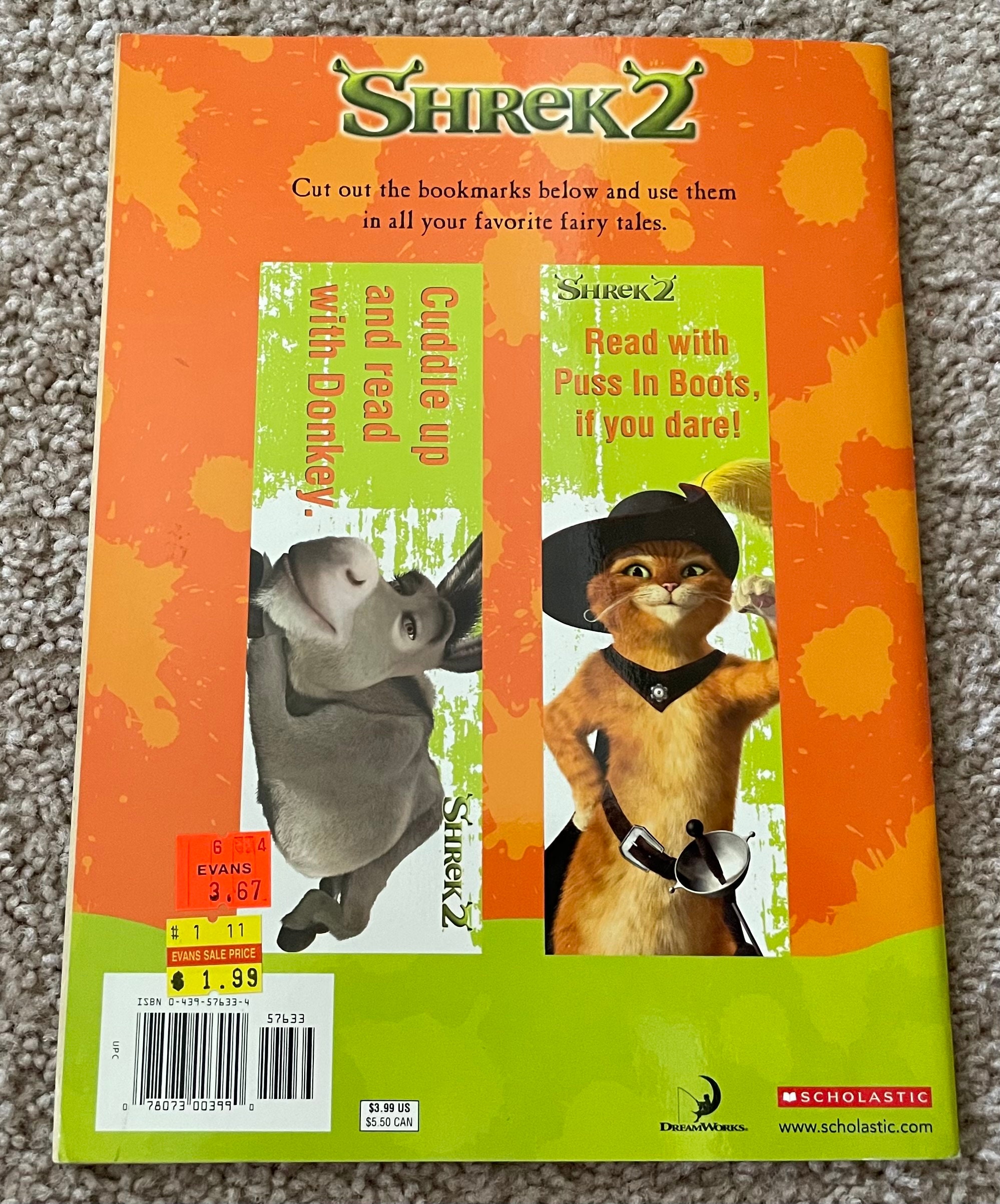 Shrek 2: Ogre Hunter - Mix-n-match Scholastic - Etsy