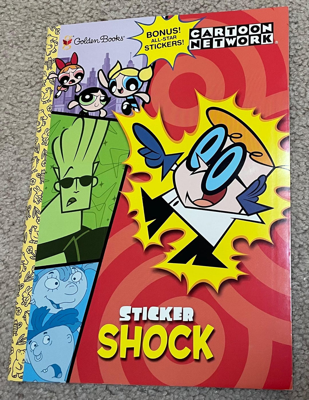 Cartoon Network Sticker Shock - Golden Books 2001 - Etsy