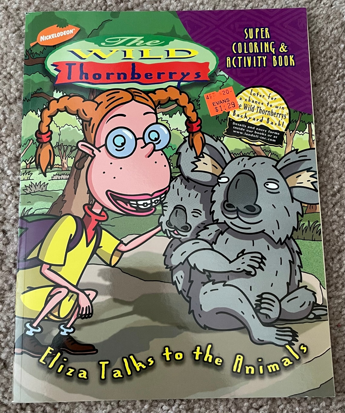 The Wild Thornberrys Super Coloring & Activity Book - 2000 Landoll's - Etsy