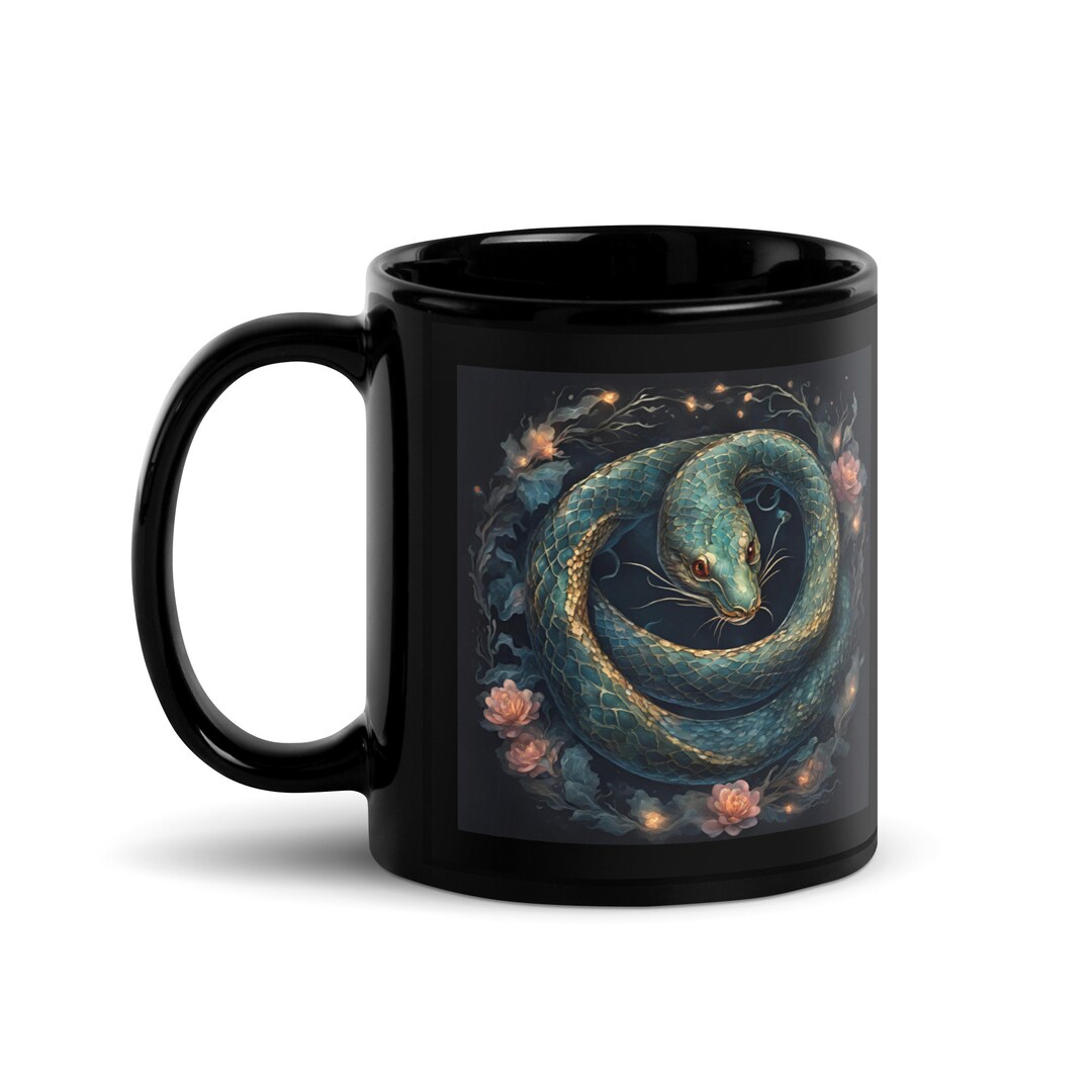 Pisces Serpent Mug Zodiac Serpents Collection Handcrafted Ceramic Mug ...