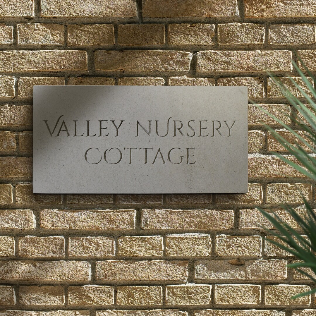 Portland Limestone House Sign - Etsy